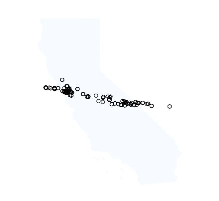 Plot R Points Function Misaligned With Map Stack Overflow