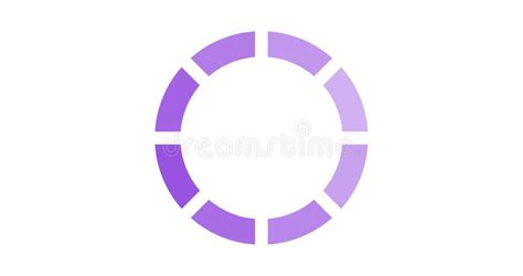 Simple Circle Loading Loop Animation On The Black Background 4K