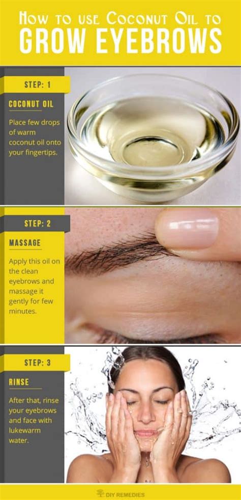 How To Grow Thick Eyebrows With Coconut Oil