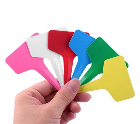 Cây ghim đánh dấu vườn hình chữ T nhiều màu