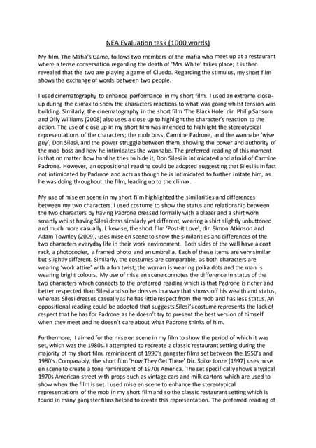 nea evaluation task docx