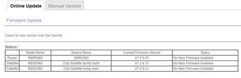 Unable To Flash Router In 960 Mesh System Netgear Communities