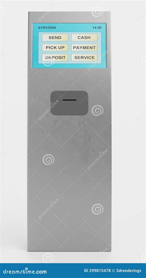 3d Render Of Terminal Stock Illustration Illustration Of Office