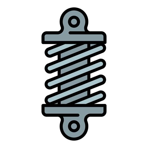 Car Front Suspension Icon Outline Vector Gear System 21565769 Vector
