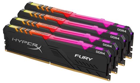 Hyperx Anuncia Sus Módulos De Memoria Ram Fury Ddr4 Rgb