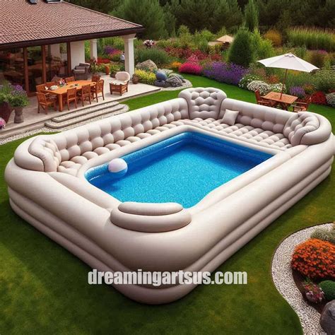 Giant Inflatable Sofa Pools Swimming Pool From The Idea Of Combining