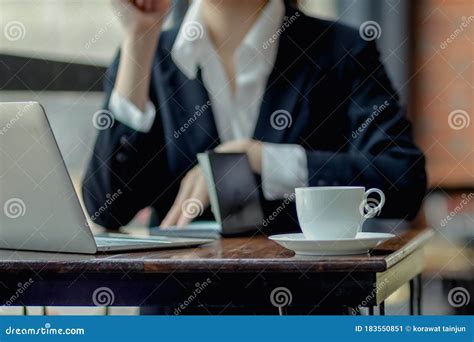 Soft Focusa Young Self Employed Businesswoman And Real Estate Investor