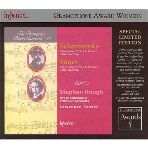 The Romantic Piano Concerto Vol Stephen Hough Lawrence Foster City Of Birmingham S O By