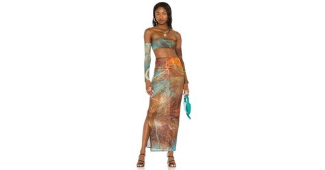 Farai London X Revolve Leila Set Storm Reid Wears Mesh Heron Preston