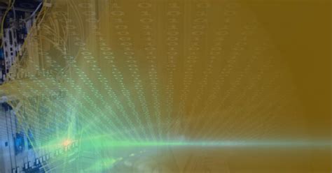Premium Photo Composition Of Binary Coding Processing Over Yellow