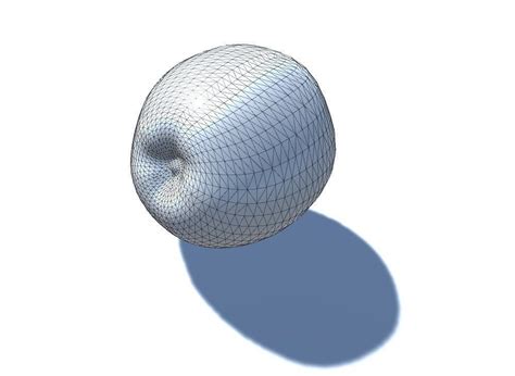 3d Model Apple Photogrammetry Scan Vr Ar Low Poly Cgtrader