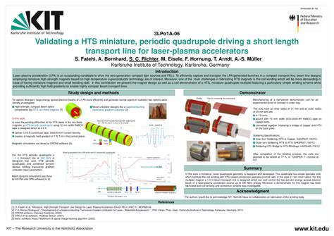 Pdf Validating A Hts Miniature Periodic Quadrupole Driving A Short Length Transport Line For