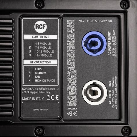 rcf hdl 30 a active two way line array module 2200 watts