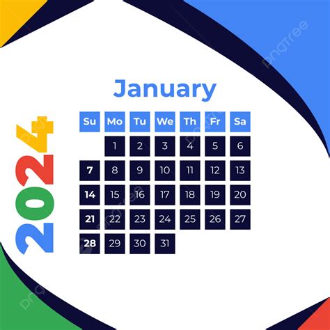 Calendario Enero 2024 Png Dibujos 2024 Enero 2024 Calendario 2024 Png Y