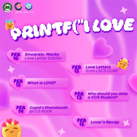 [printf i love you andmacky la salle computer society