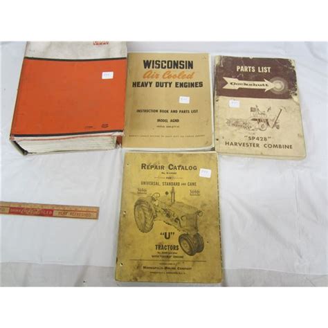 4 Implement Book Case Backhoe Mm Tractors Ect Schmalz Auctions