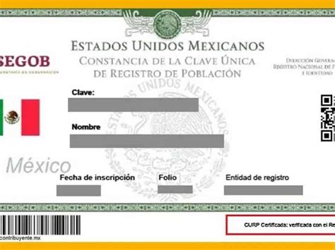 Curp Tendrá Que Ser Certificada Ante El Renapo