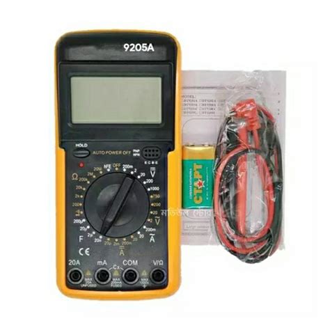 Digital Multimeter Lcd Display Ac Dc Resistance Capacitance Tester With Low Battery Indication