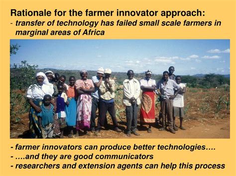Ppt Promoting Farmer Innovations In Africas Drylands Powerpoint