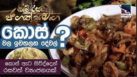 කොස් වල ඉවතලන දේවල් වලින් කොස් ඇට සිවිද්දෙන් රසවත් ව්‍යංජනයක් Youtube