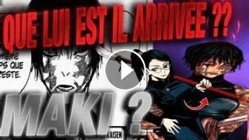 QU EST IL ARRIVÉE A MAKI L HISTOIRE DE MAKI ZENIN DE JUJUTSU KAISEN DLP MAKI