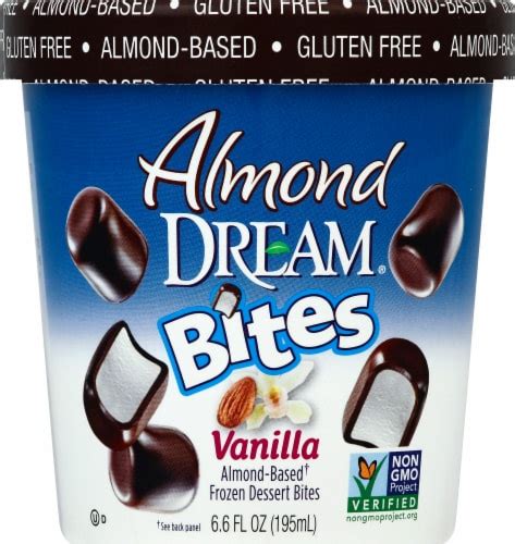 Almond Dream Bites Vanilla Almond Based Frozen Dessert Bites 6 6 Fl Oz Frys Food Stores