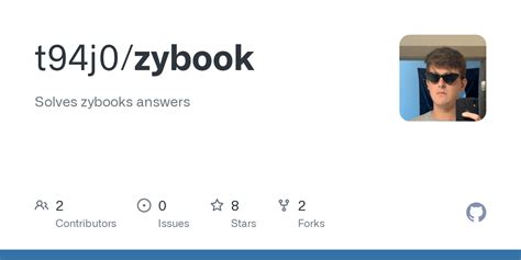 Github T J Zybook Solves Zybooks Answers