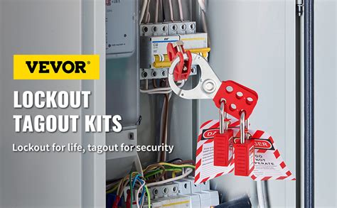 Vevor 43 Pcs Lockout Tagout Kits Electrical Safety Loto Kit Includes