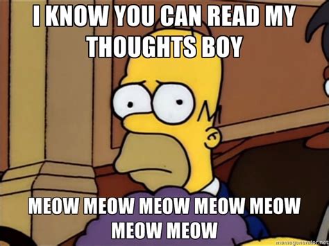 I Know You Can Read My Thoughts Funny