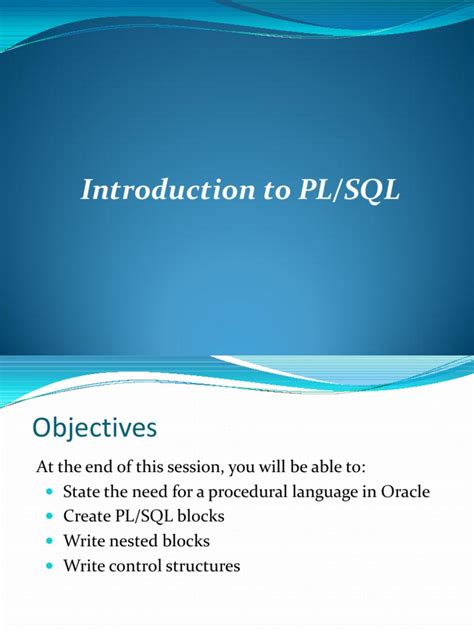 An Introduction To Plsql What Is Plsql Benefits Examples And