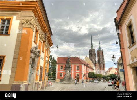 Wroclaw Cathedral HDR Image Stock Photo Alamy