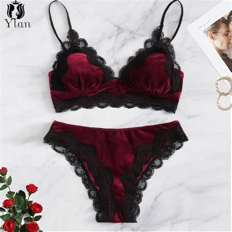 숙 녀 란제리 세트 꽃 레이스 하네스 란제리 섹시 한 여성 속옷 투명 브래지어 팬티 2 조각 세트 블랙 레이스 란제리브라 And 브리프 세트 Aliexpress