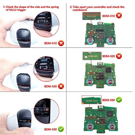 Ps5 Dualsense Controller Bdm 030 Conductive Rubber Pad Set