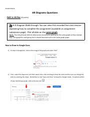 HR Diagrams Plotting And Analyzing Stellar Data For HR Diagram Course Hero