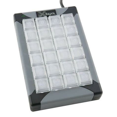 X Keys Programmable Keypad 24 Keys Workflow Backlit Shop Backshop Nl