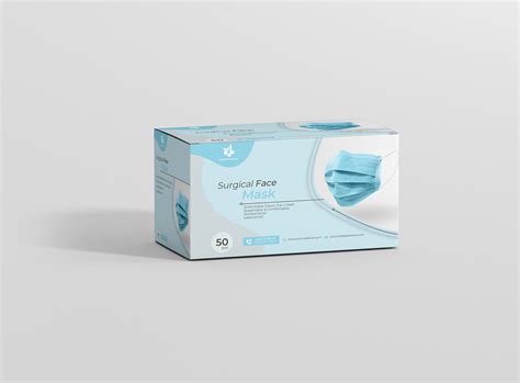Face Mask Box Packaging Design On Behance