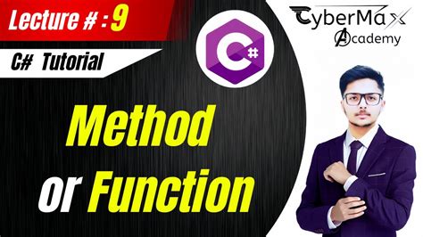 Lec 9 Method In C Concept Of Function Or Method C Youtube