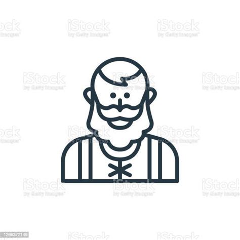 세인트 패트릭 일 개념에서 남자 아이콘 벡터 남자 편집 가능한 스트로크의 얇은 선 그림 웹 및 모바일 앱 로고 인쇄 미디어에 사용하기 위한 남자 선형 기호 0명에 대한 스톡