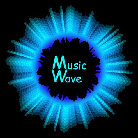 Premium Vector Round Sound Wave Colorful Music Poster Digital Technology Illustration Vector