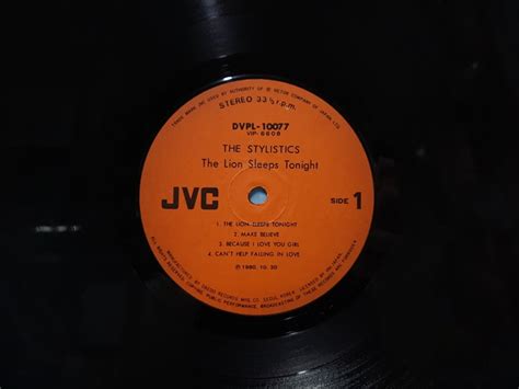THE STYLISTICS THE LION SLEEPS TONIGHT 진옥션