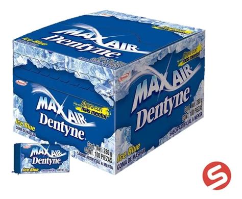 Max Air Dentyne 2s Iceblue 100pzs Mercadolibre