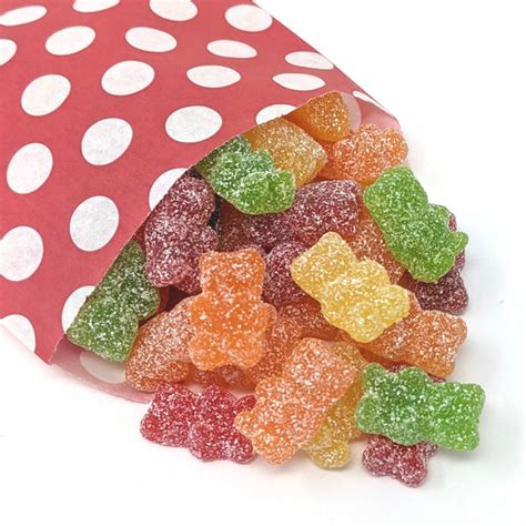 Fizzy Teddy Bears Yummy Vegetarian Sour Sweets And Vegan Sweets Strawberry Laces