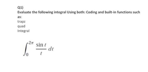 Solved Q1 ﻿more Accurate Code Using Matlabevaluate The