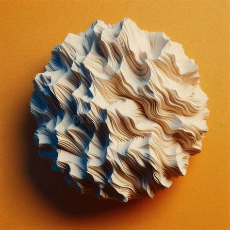 3d Texture Made In The Form Of Crumpled Paper Effect Stock Illustration