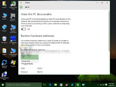 Enable Random MAC Address In Windows 10 For Wi Fi Adapter