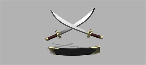 Zuko Double Dao Dual Swords Avatar 3d Model For 3d Print Etsy