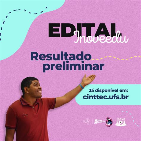 Portal UFS EDITAL INOVEEDU Nº 06 2023 AGITTE POSGRAP UFS