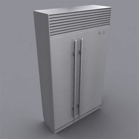 3d Sub Zero Refrigerator Model