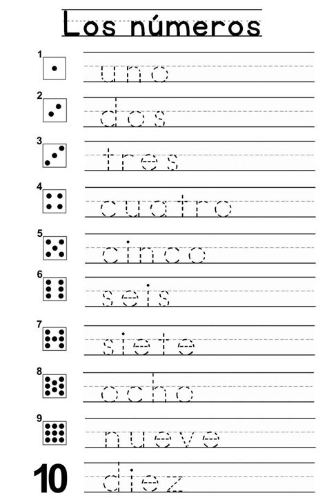 Escritura Guiada Los Números Nivel Kínder Actividades De Lectura