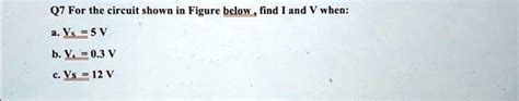 solved this is a circuit analysis problem given the circuit in the